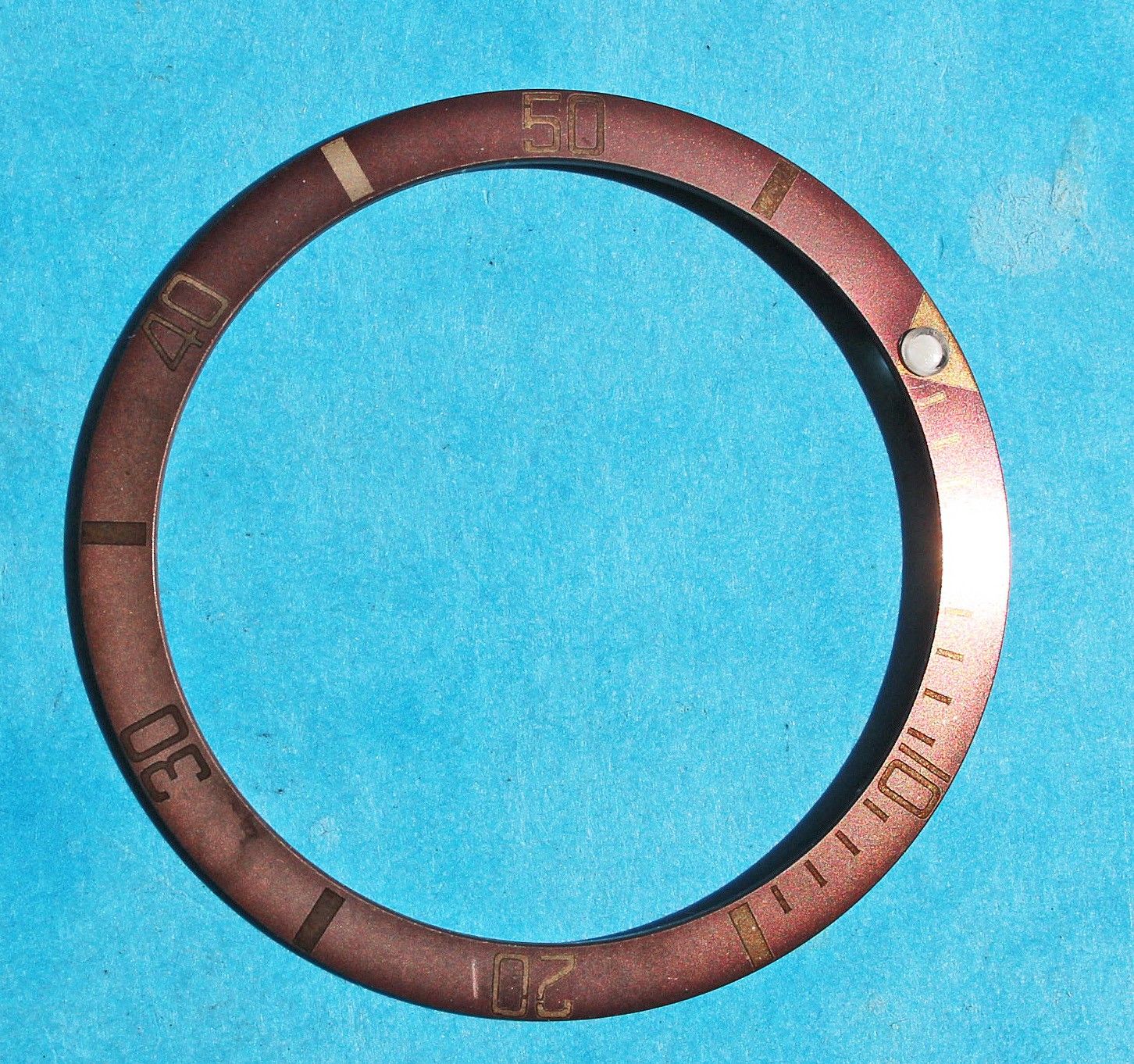 MAGICAL COCOA ROLEX SUBMARINER BROWN CHOCOLATE FADED BEZEL INSERT 5512 ...