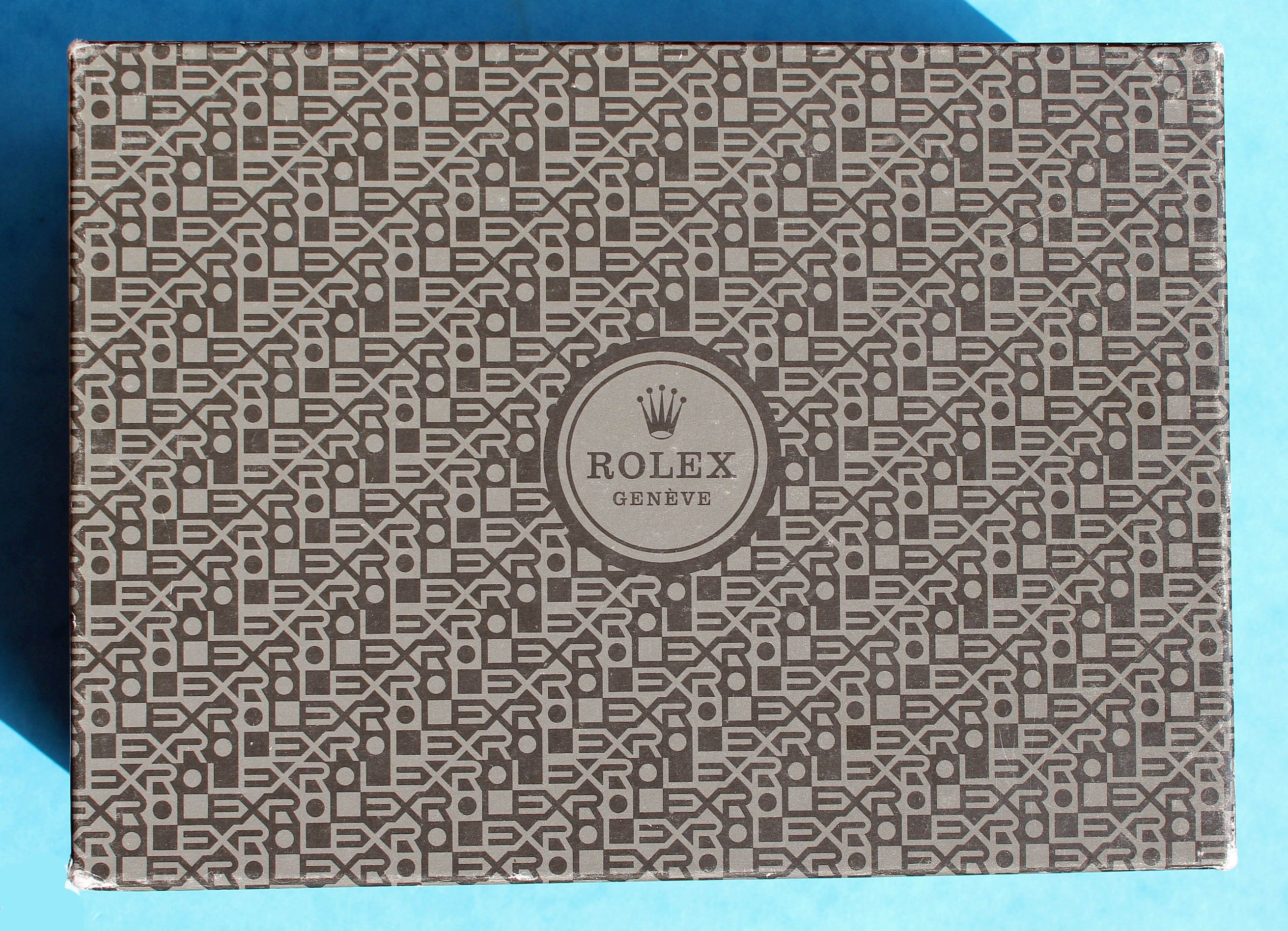 VINTAGE black lacquered wooden watch box SET ROLEX CELLINI, LARGE ...