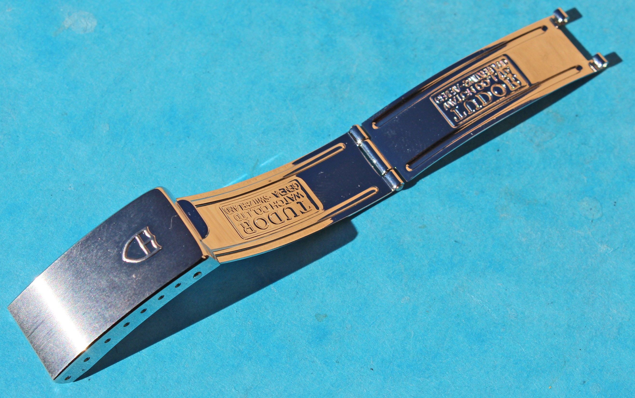 GENUINE TUDOR 7835 FOLDED DEPLOYANT CLASP WATCHES BANDS NEW FOR 19mm ...