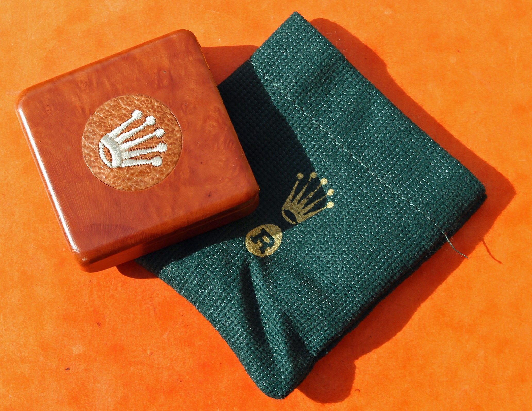 RARE AMAZING PRETTY COLLECTIBLE ROLEX PILL-BOX STORAGE WOODEN PARTS