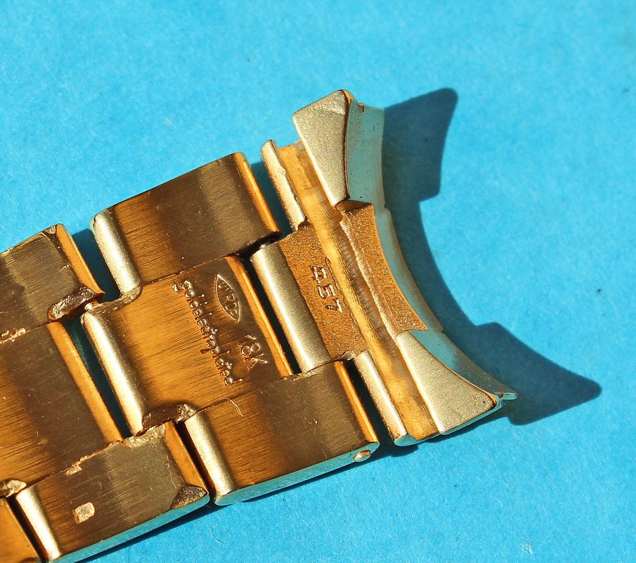Rare Rolex Gold Electro Plated Oyster Watch Band Bracelet 78351 / 457 ...