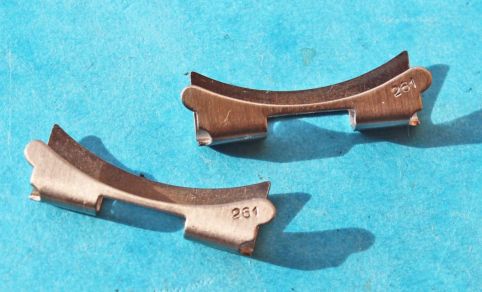 VINTAGE NOS ROLEX STAINLESS STEEL WATCH ENDLINKS 261 19MM FITS ON ...