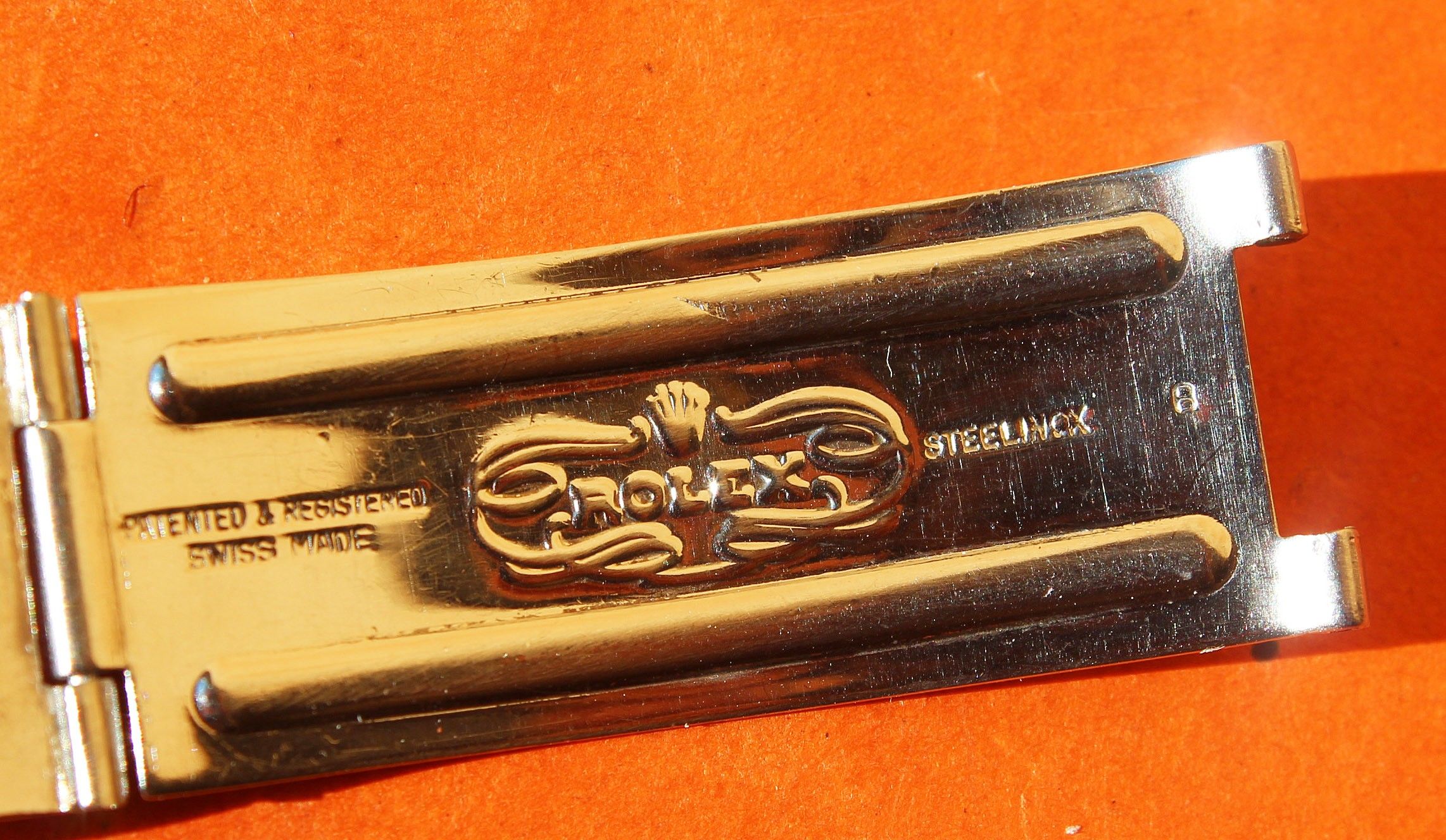 VINTAGE 1977 ROLEX, TUDOR DEPLOYANT CLASP 7836 Folded Oyster 20mm ...