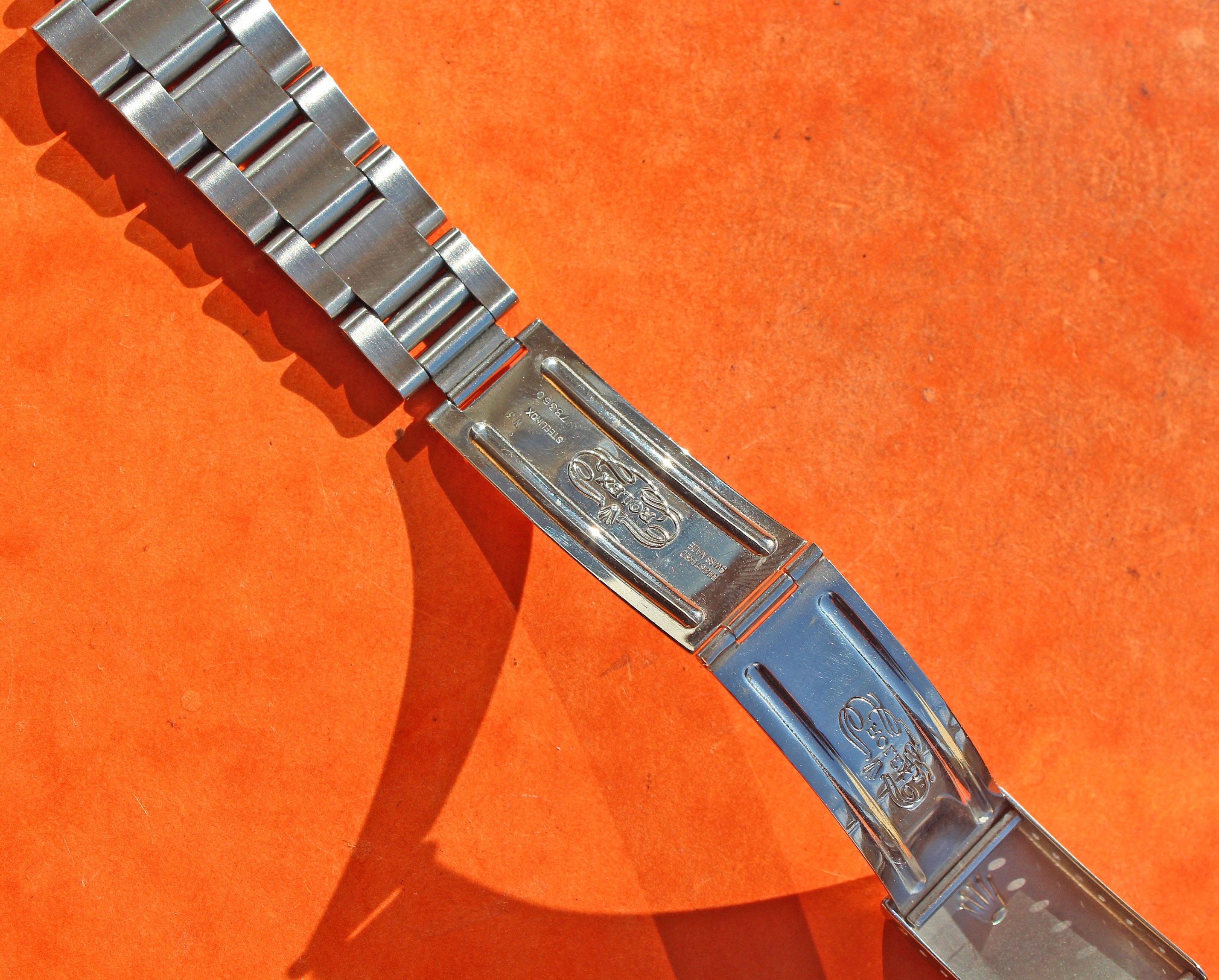 ROLEX OYSTER BRACELET 78360 20mm DATEJUST 1601, GMT MASTER 1675, 16750 ...