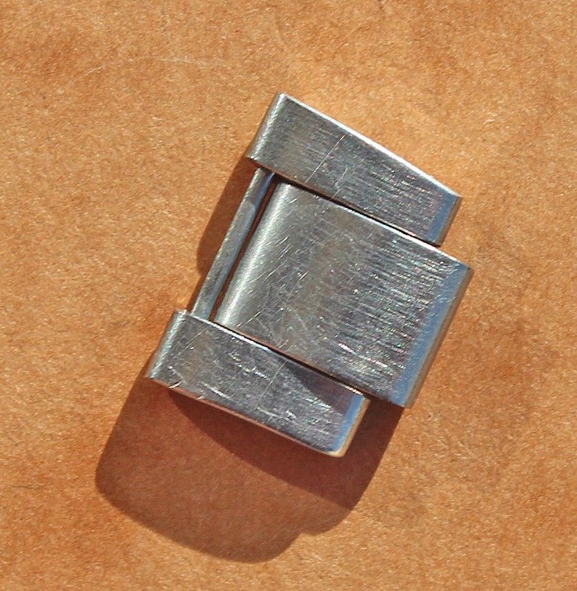 1x FOLDED 7835 LINK PART CONNECTION EXTENSION 19mm BRACELET LINK WATCH ...