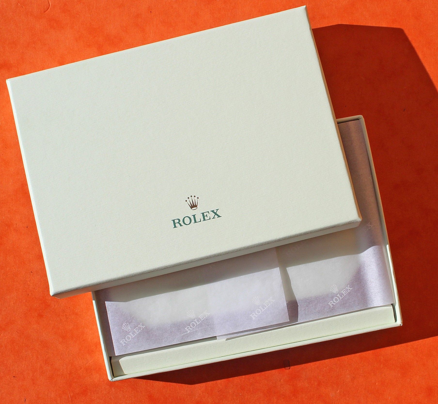 Authentic New Rolex Accessory Leather Notepad, Joitter with Writing Paper