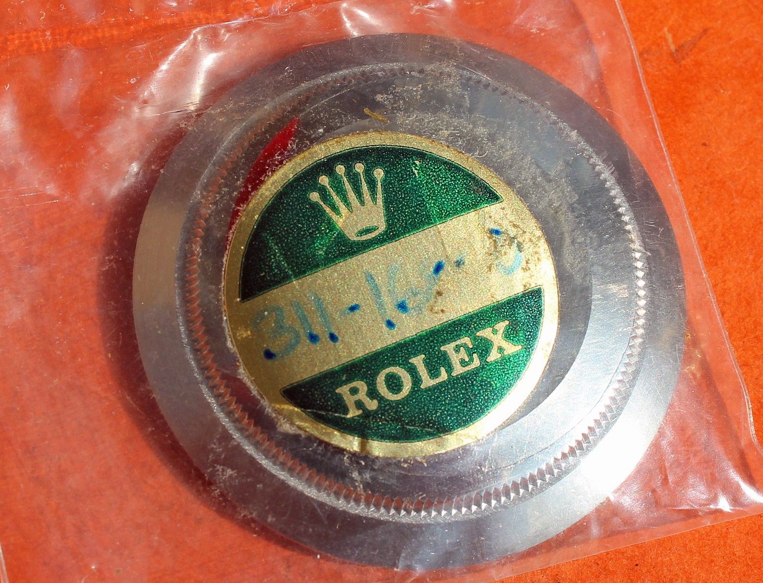 Rolex rare NOS, New Case Back Submariner date watch ref 16800, 168000 ...