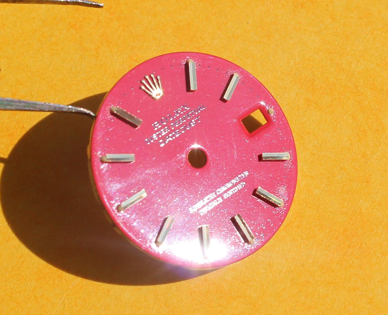 Sexy Rolex Lady Red Stella Enamel Datejust Dial Original Ø20mm