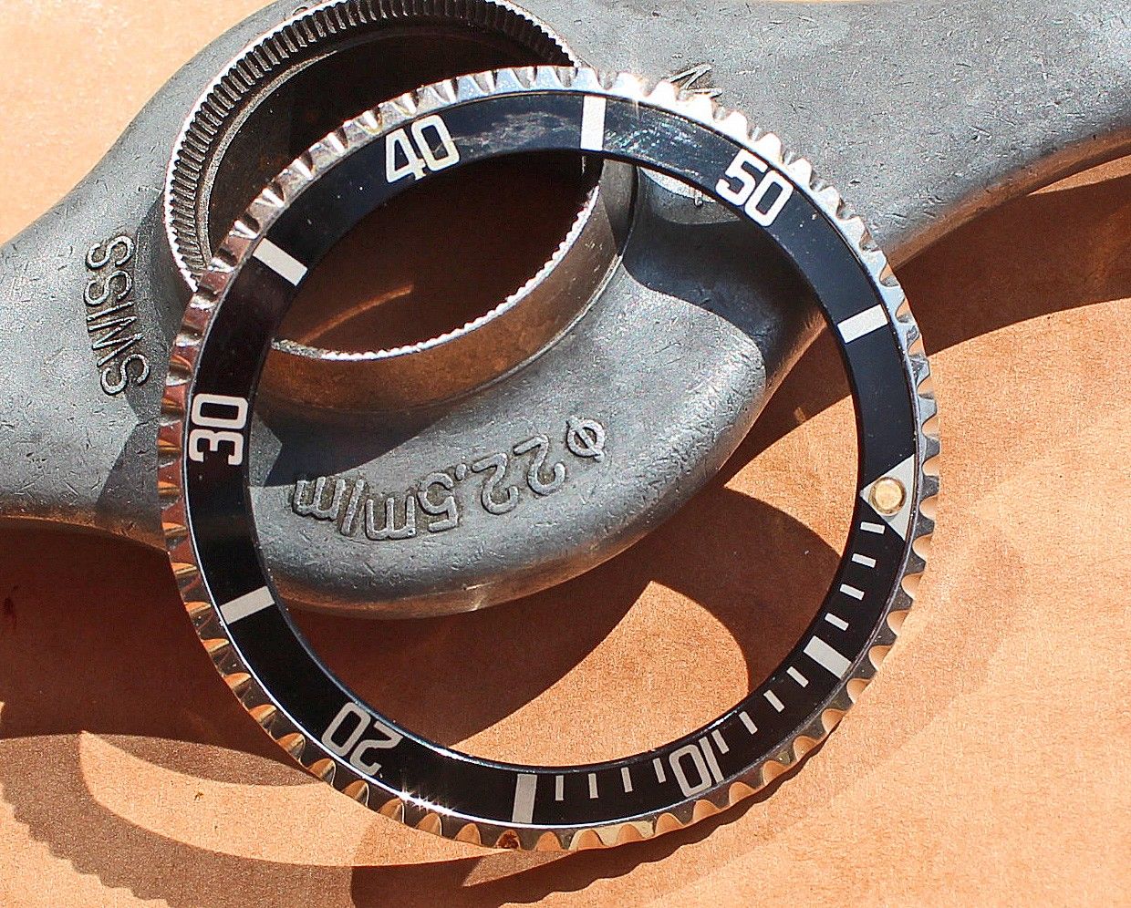 ☆GORGEOUS ROLEX 1665 BEZEL INSERT FAT FONT Mk II SEA-DWELLER, DOUBLE ...