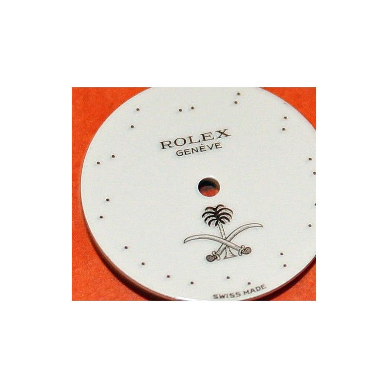 Rolex rare White Saudi Army Palm Tree logo & Sword dial Ladies oyster ...