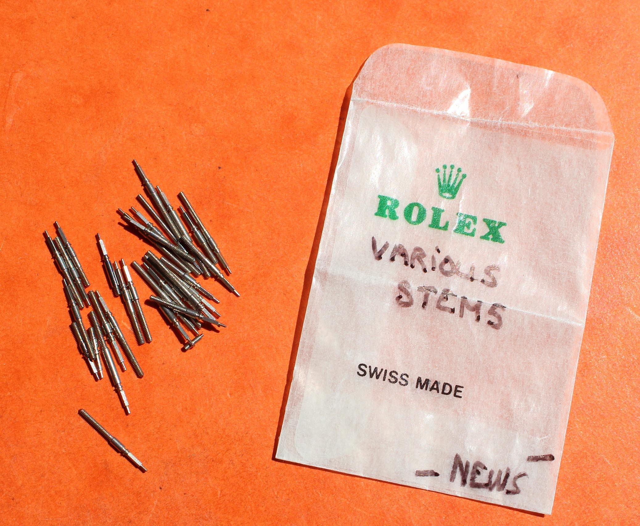 ROLEX OEM watch NOS part lot of windings stems automatic & mechanical ...