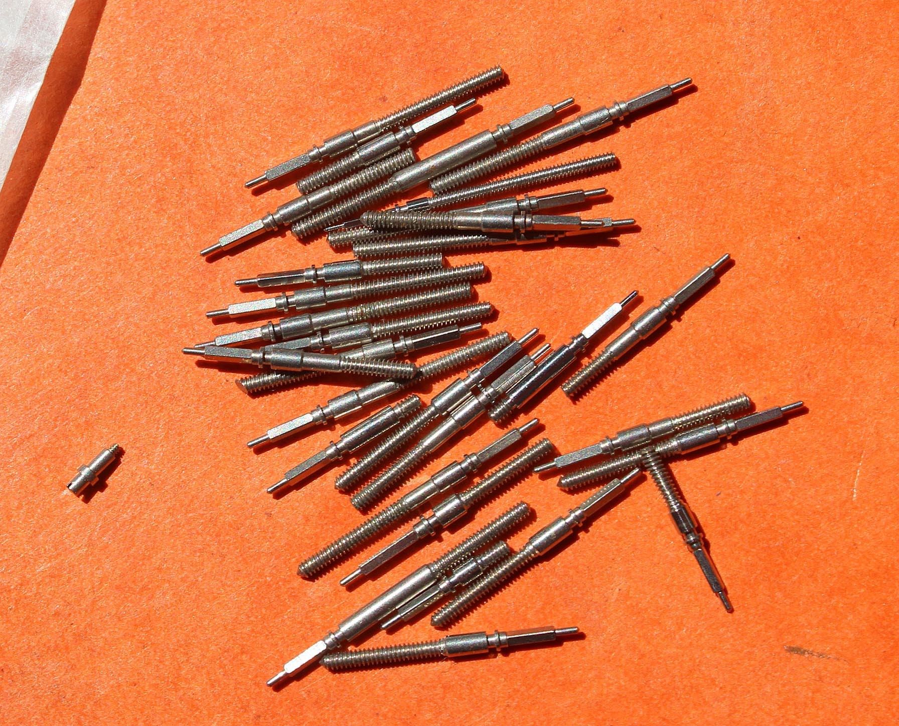 ROLEX OEM watch NOS part lot of windings stems automatic & mechanical ...