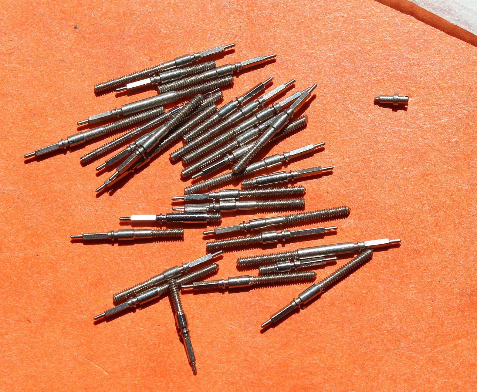 ROLEX OEM watch NOS part lot of windings stems automatic & mechanical ...