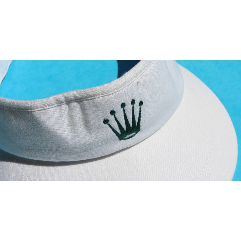 Rare Rolex Genuine Visor White Hat Cap sports goodies collectibles ...