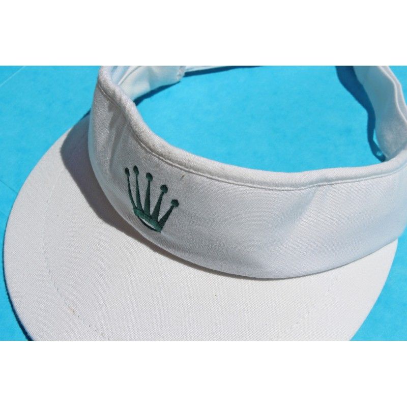 Rare Rolex Genuine Visor White Hat Cap sports goodies collectibles ...