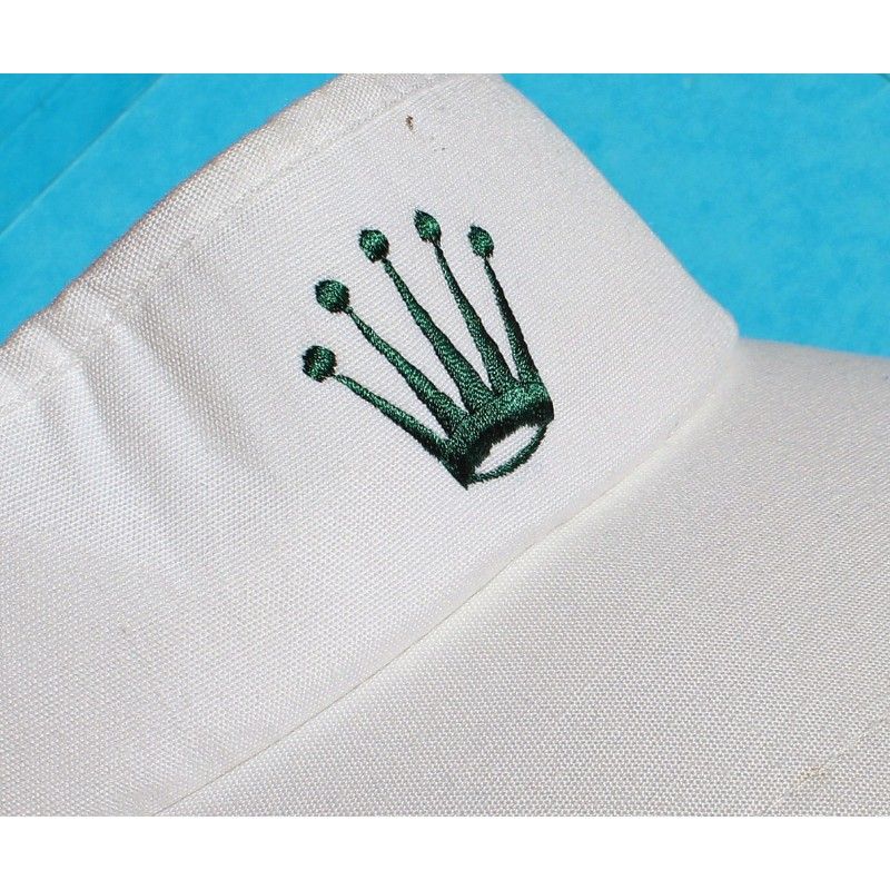 Rare Rolex Genuine Visor White Hat Cap sports goodies collectibles ...