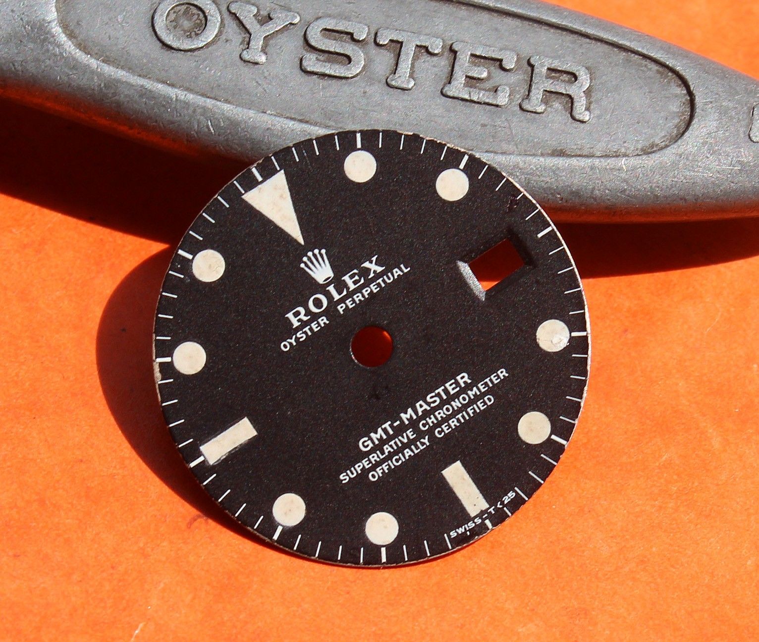 Rolex original Vintage 1675 Tritium Oyster Perpetual GMT Master "Matte ...