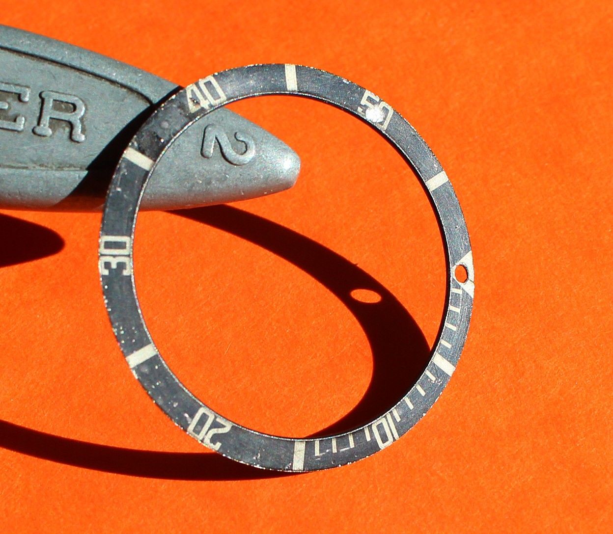 Rolex & Tudor Ice blue tons faded Fat Font bezel insert Submariner 5513 ...