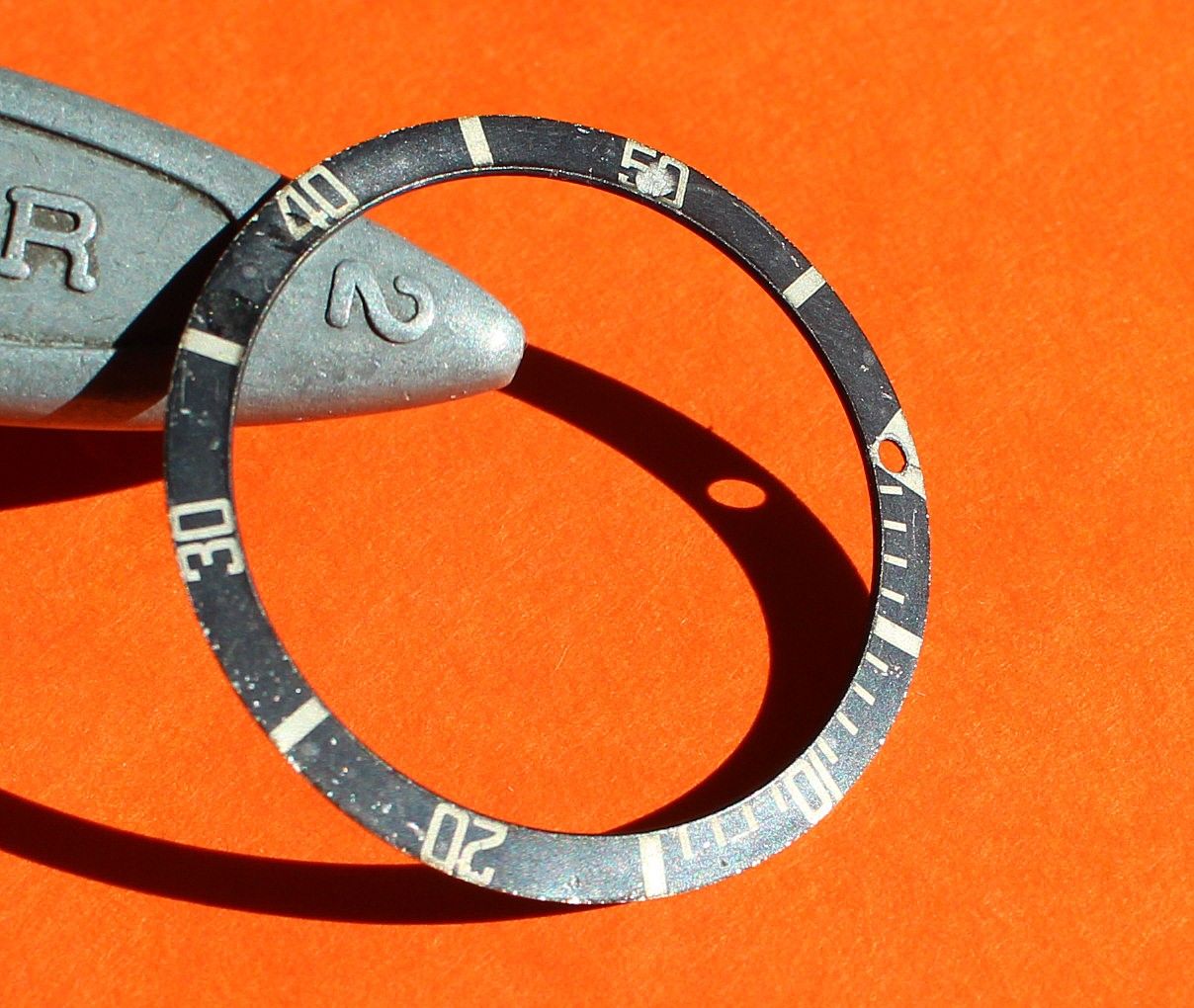 Rolex & Tudor Ice blue tons faded Fat Font bezel insert Submariner 5513 ...