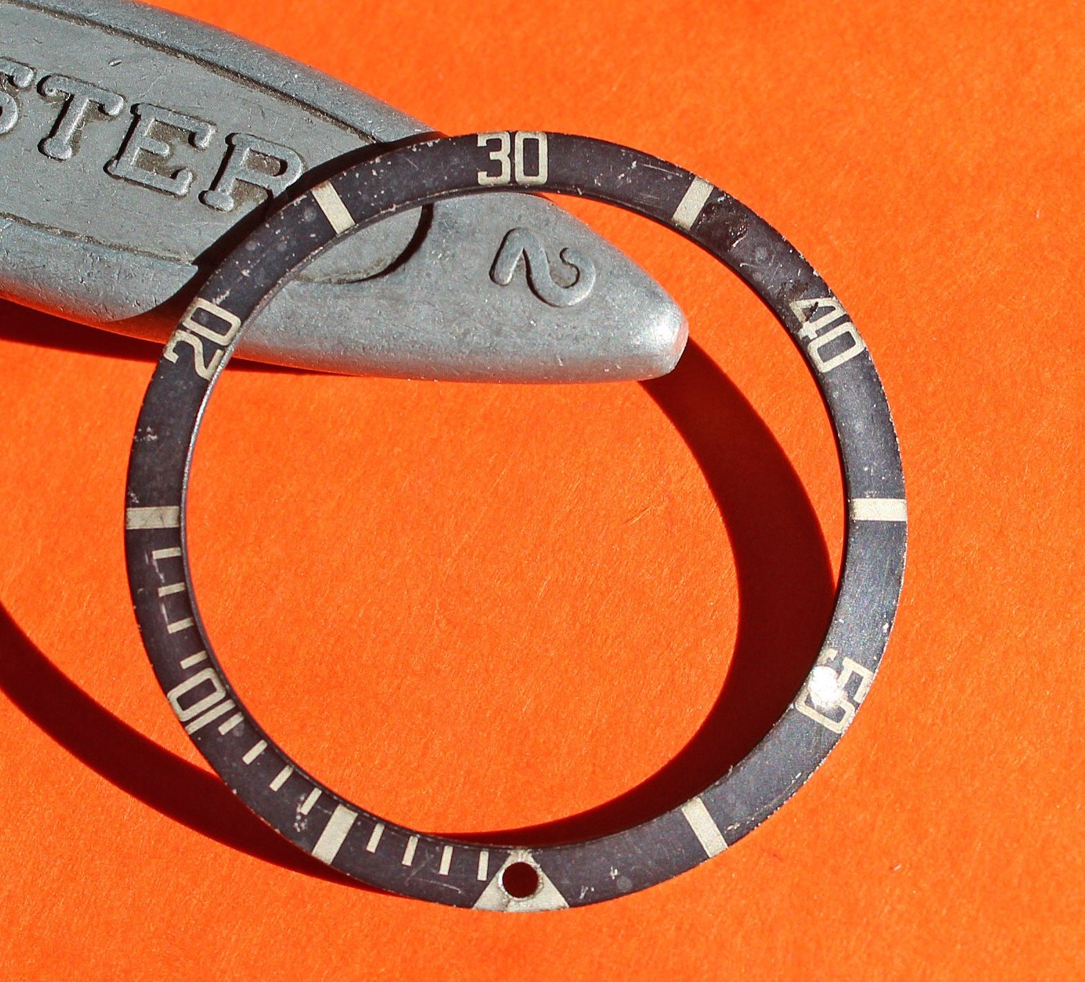 Rolex & Tudor Ice blue tons faded Fat Font bezel insert Submariner 5513 ...