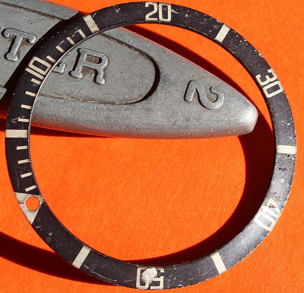 Rolex & Tudor Ice blue tons faded Fat Font bezel insert Submariner 5513 ...