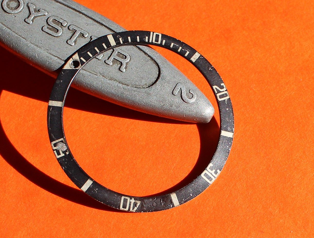 Rolex & Tudor Ice blue tons faded Fat Font bezel insert Submariner 5513 ...