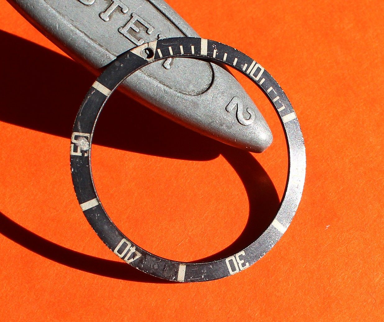 Rolex & Tudor Ice blue tons faded Fat Font bezel insert Submariner 5513 ...