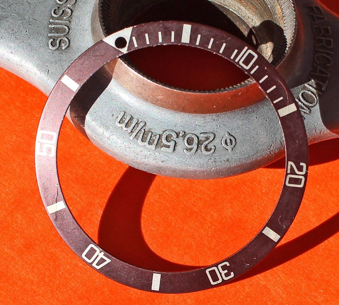 STUNNING ROLEX TROPICAL WATCH INSERT 5513, 5512, 1665, 1680 "BROWN ...