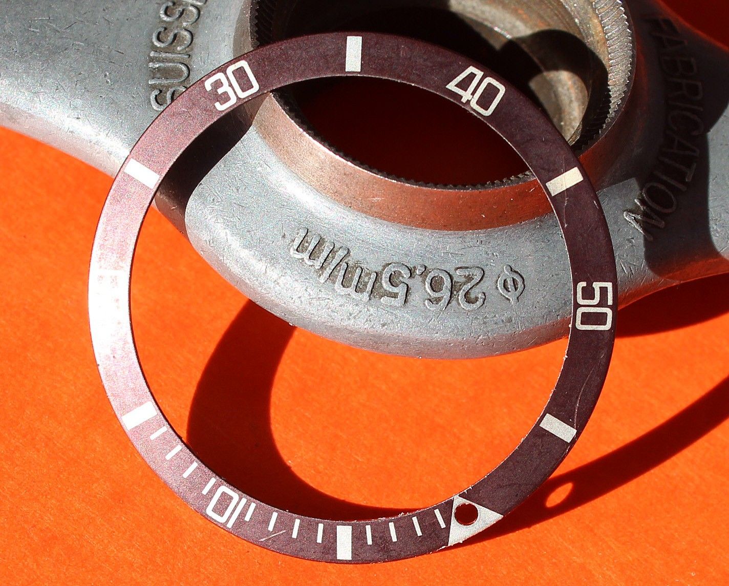 STUNNING ROLEX TROPICAL WATCH INSERT 5513, 5512, 1665, 1680 "BROWN ...