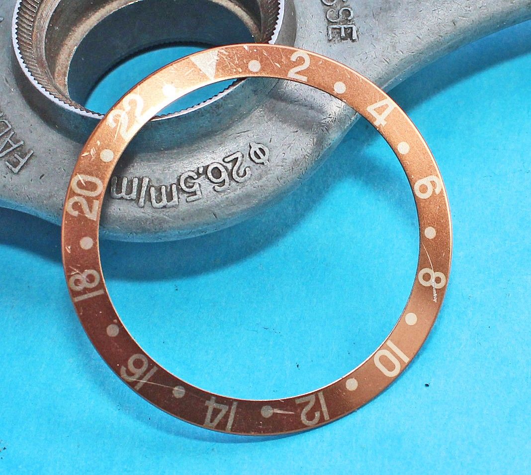 Rolex faded Full Copper 18k Gold GMT Master 2 Watch Bronze 16718, 16713 ...