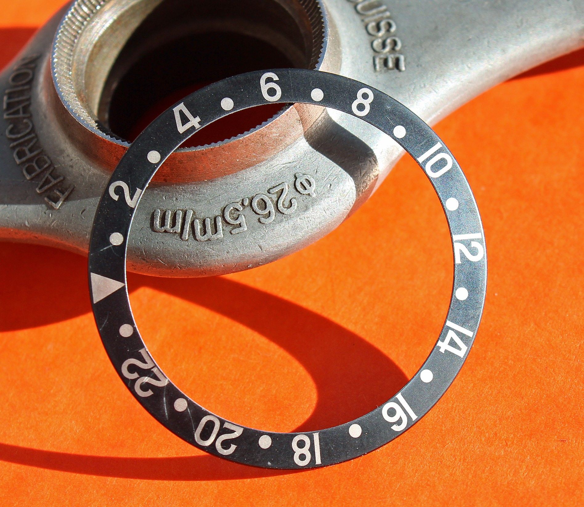 ROLEX Fat Font SERIF BEZEL watch Insert GMT Master II 16710, 16700 ...