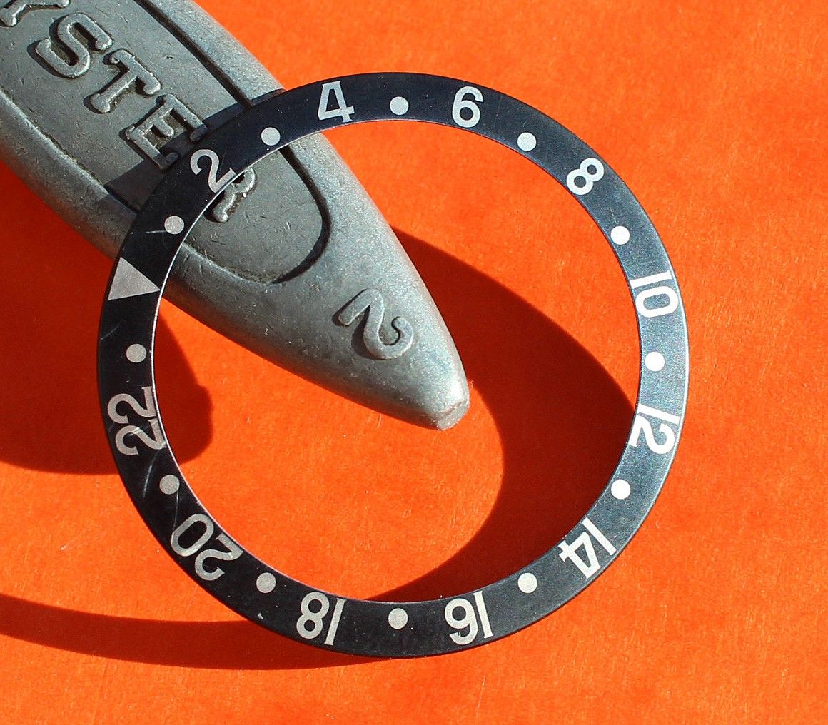 ROLEX Fat Font SERIF BEZEL watch Insert GMT Master II 16710, 16700 ...