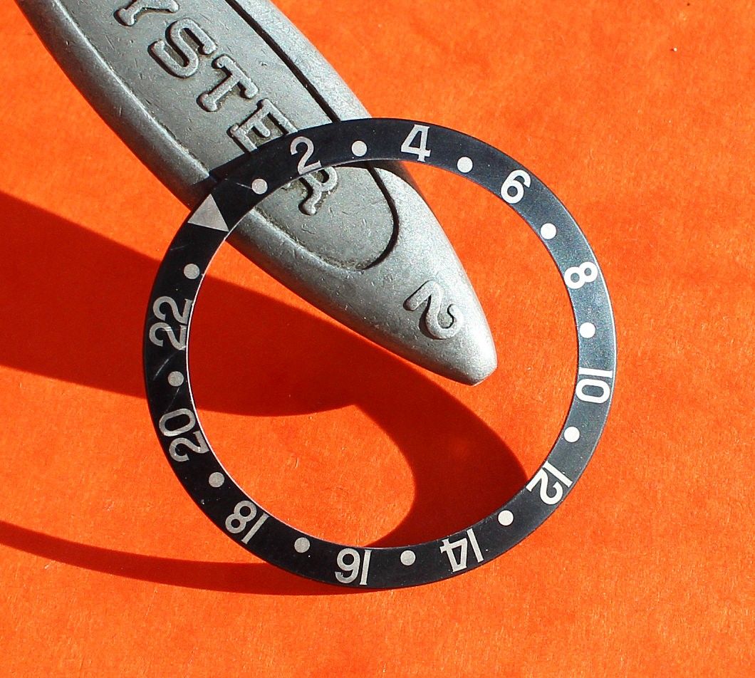 ROLEX Fat Font SERIF BEZEL watch Insert GMT Master II 16710, 16700 ...