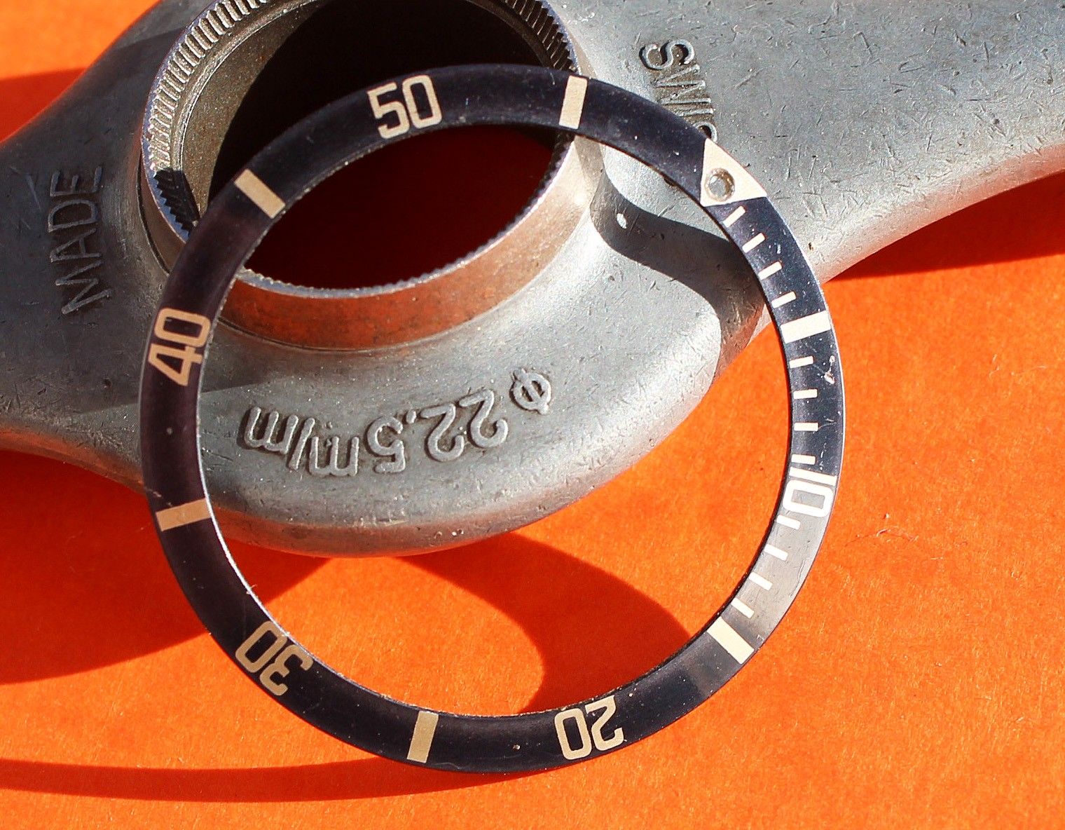 Rolex & Tudor Dark blue tons faded Fat Font bezel insert Submariner ...