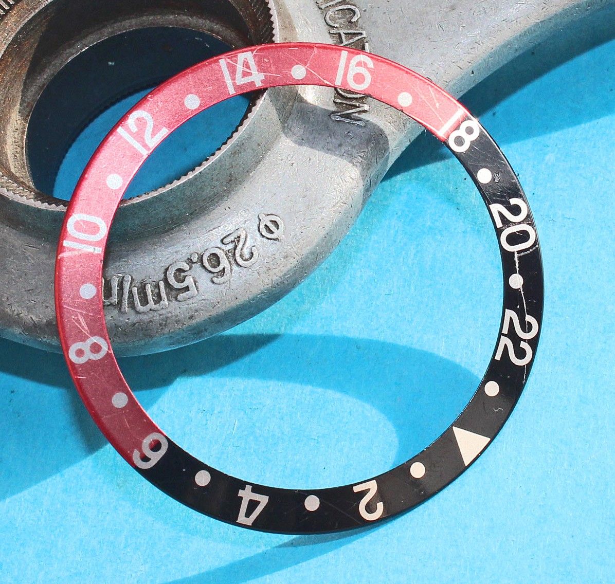 Rolex bezel watch Insert GMT Master II 16710, 16700, 16760 Sophia Loren ...