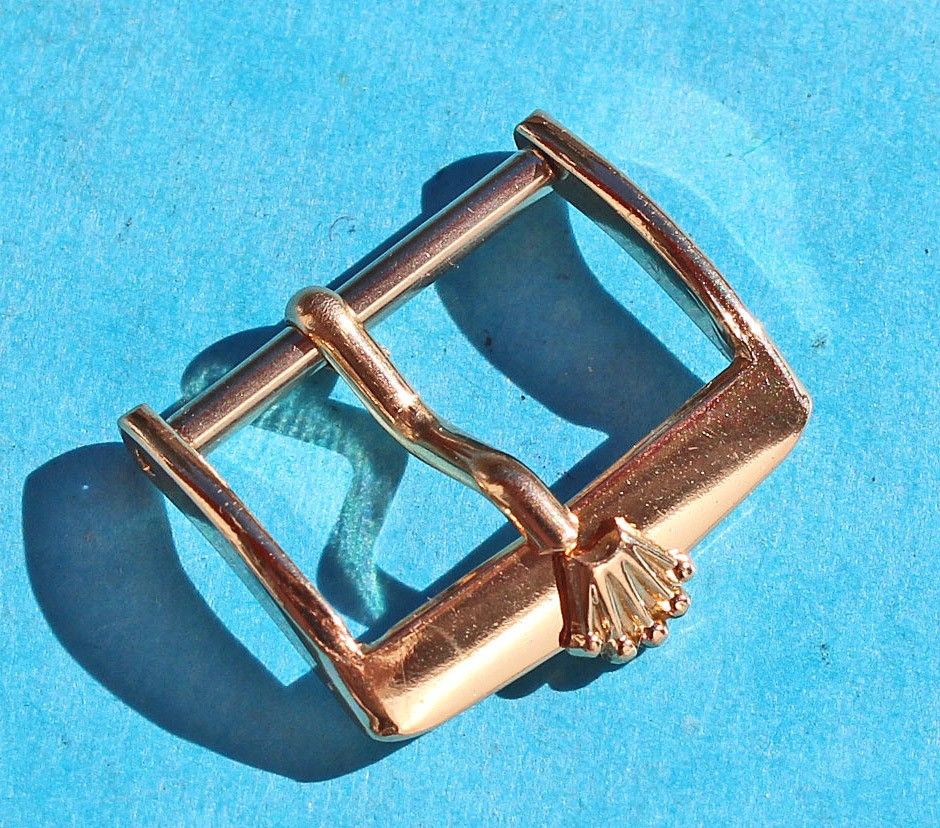 Rare Vintage Rolex 16mm Gold Filled Buckle straps 18mm Between Lugs ...