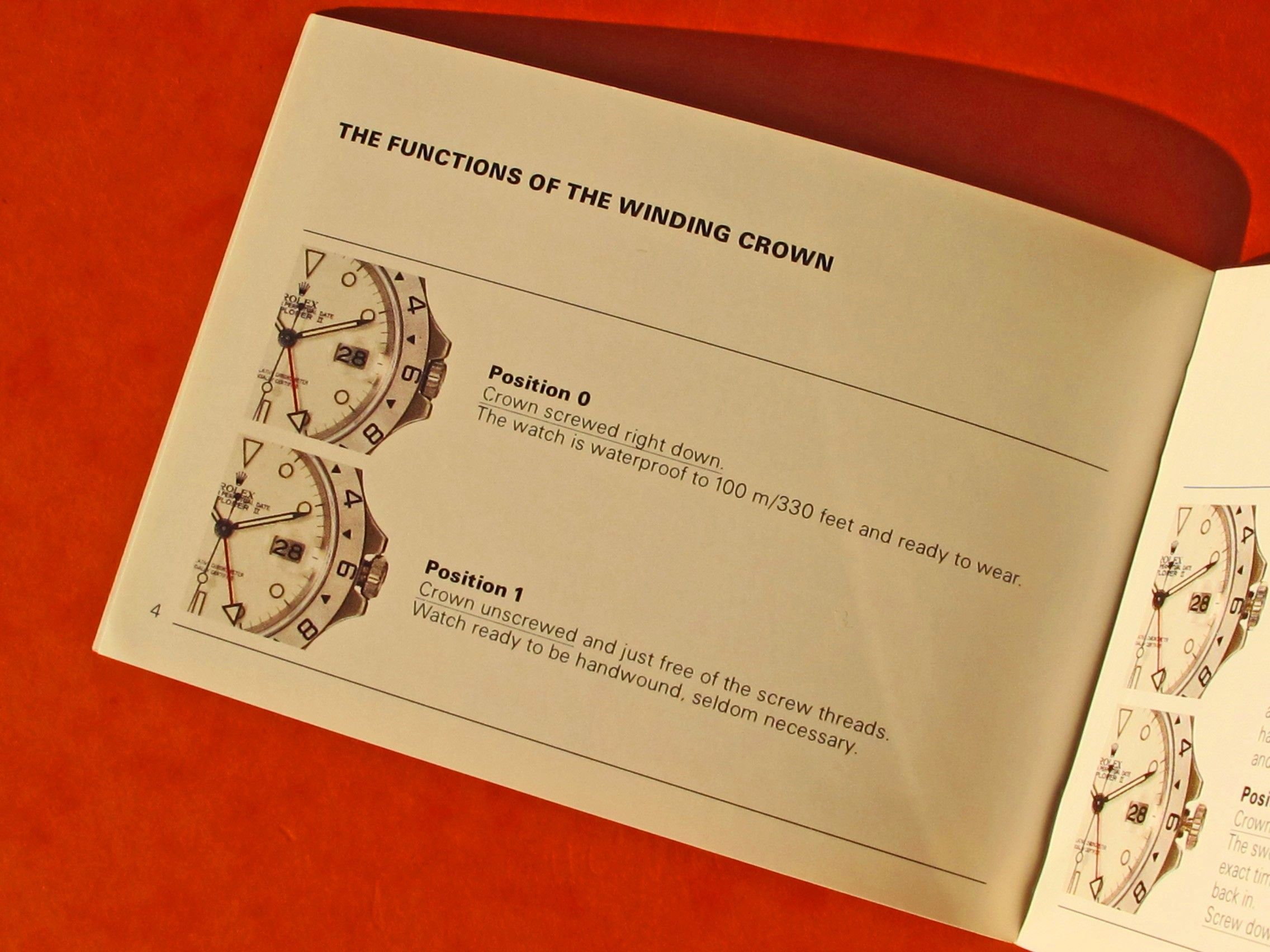 Vintage 2000's Rolex Explorer I & II 14270, 114270, 16570 Owners Manual ...