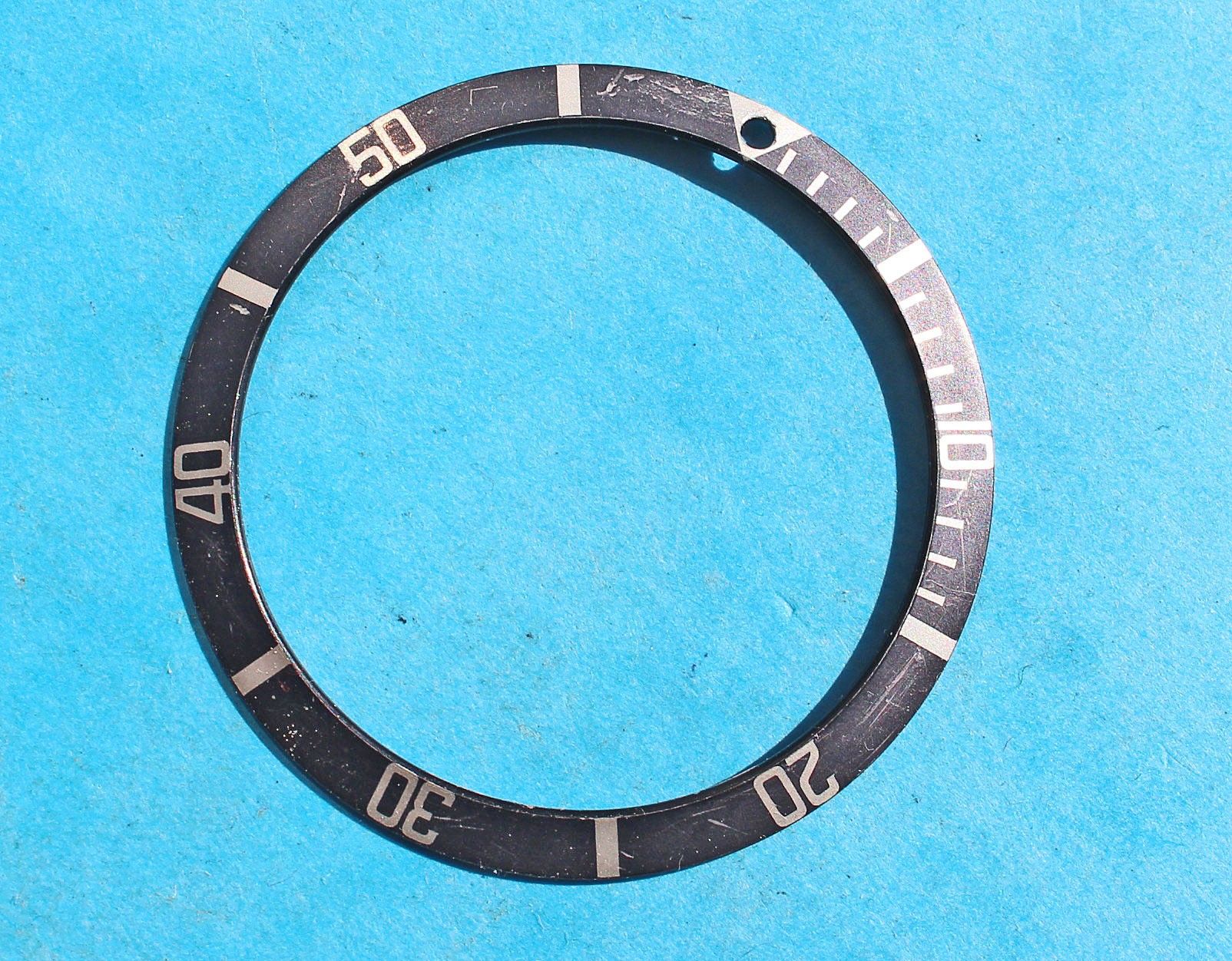 Rolex & Tudor Dark blue tons faded Fat Font bezel insert Submariner ...