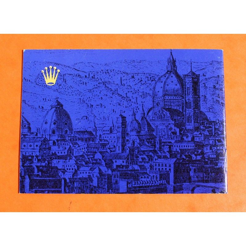 LIVRET, NOTICE BOOKLET MONTRES ROLEX CELLINI VINTAGE LANGUAGE ESPAGNOL ...