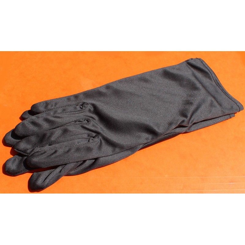 Rolex New rare & Genuine Showroom Microfiber Black Watches Pair Gloves ...