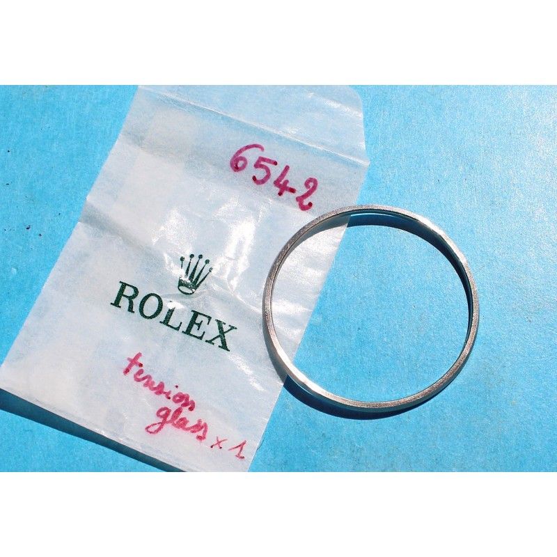 ROLEX GMT 6542 RARE & GENUINE RETAINING GLASS Ø33mm BEZEL INSERT BAKELYTE☆☆