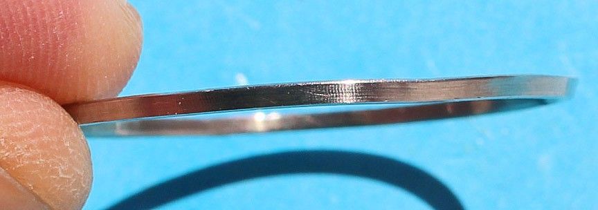 ROLEX GMT 6542 RARE & GENUINE RETAINING GLASS Ø33mm BEZEL INSERT BAKELYTE☆☆