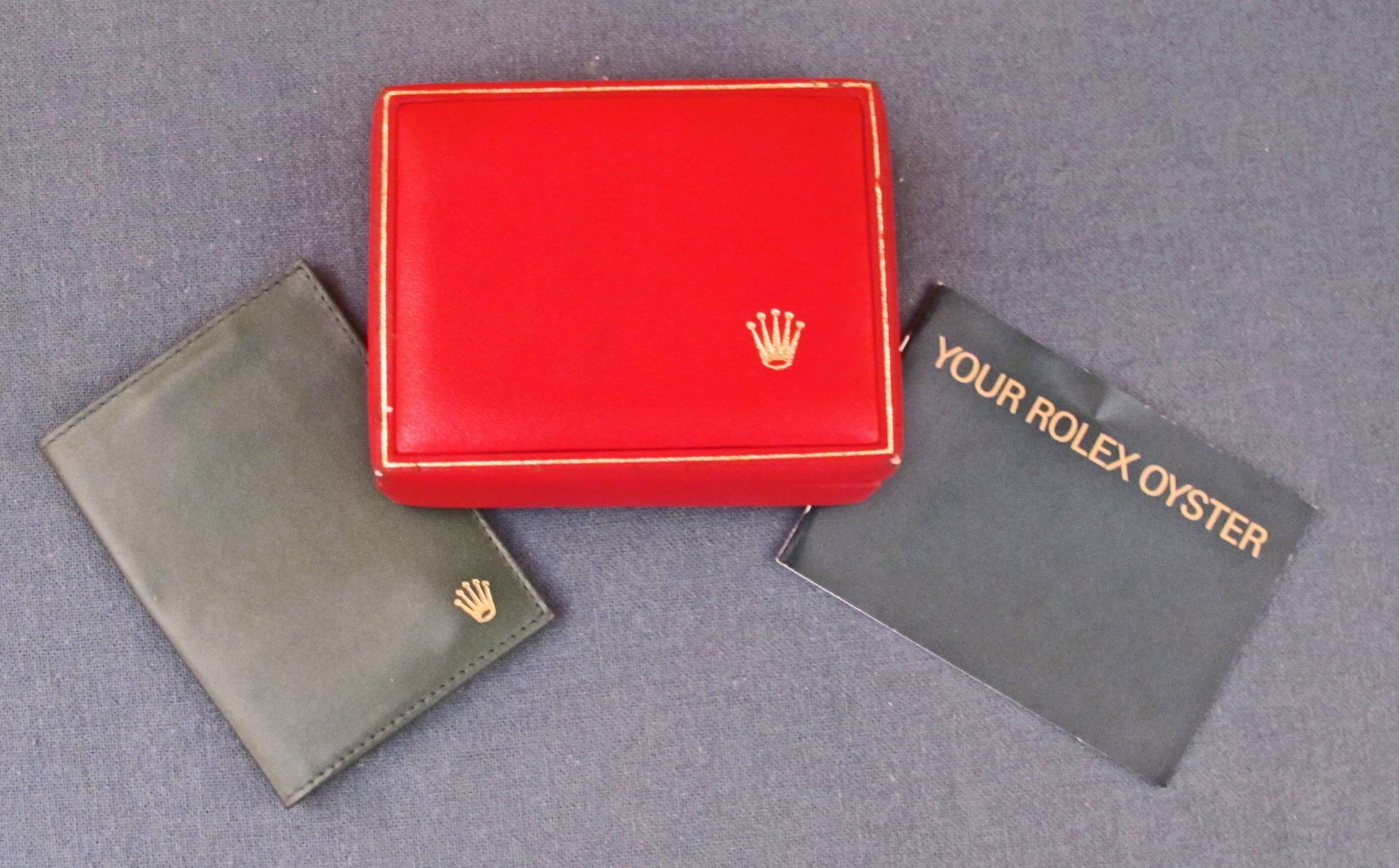 Vintage Collectible Red Rolex Case Box Datejust Precision air King