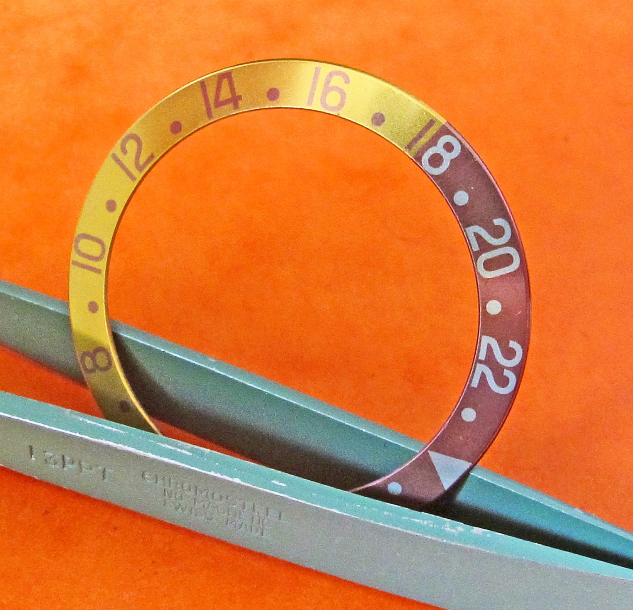 Vintage Rolex Original GMT Master Bronze Bezel Watch Insert 1675 16753