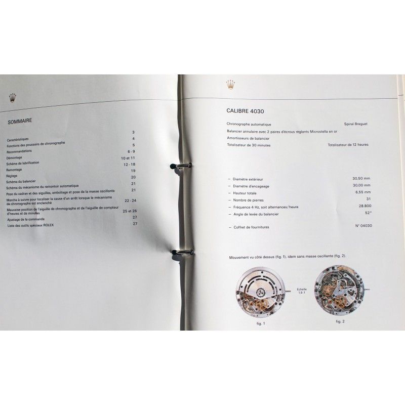 ROLEX TECHNICAL BULLETIN INFORMATION WATCHES MANUAL BOOK SERVICE ...