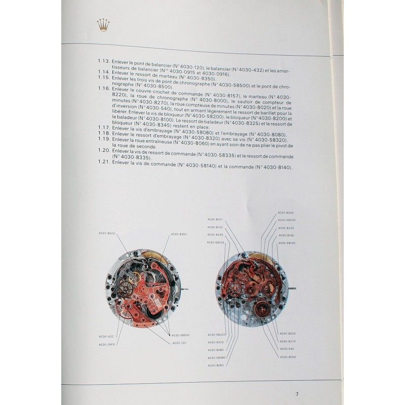 ROLEX TECHNICAL BULLETIN INFORMATION WATCHES MANUAL BOOK SERVICE ...