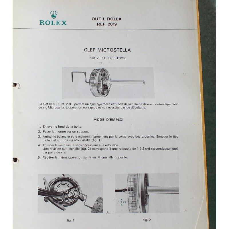 ROLEX TECHNICAL BULLETIN INFORMATION WATCHES MANUAL BOOK SERVICE ...