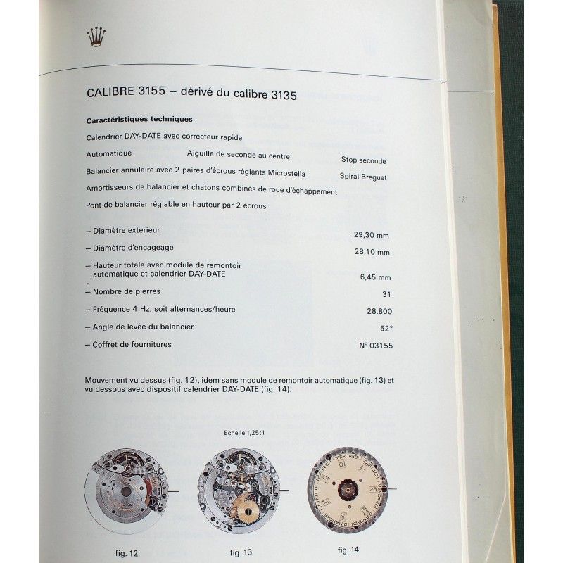 ROLEX TECHNICAL BULLETIN INFORMATION WATCHES MANUAL BOOK SERVICE ...