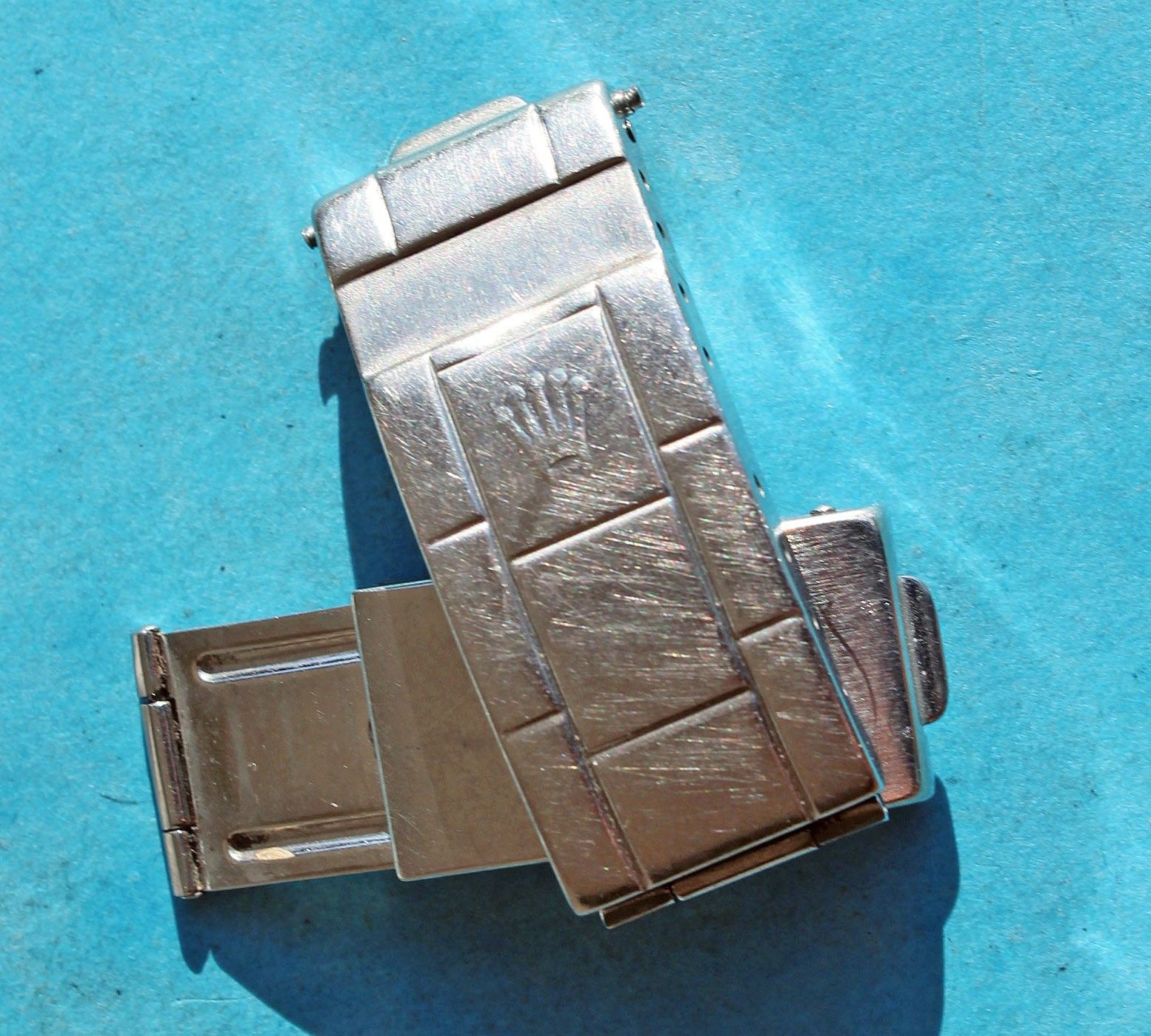 Rolex folded deployant clasp 1986 K11 code 93150 Submariner 1680, 5513 ...