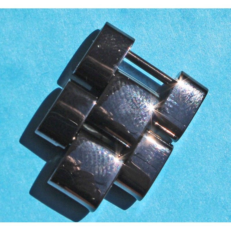 Genuine Factory CHANEL Ceramic 17mm Glossy Black Watch Links band ...